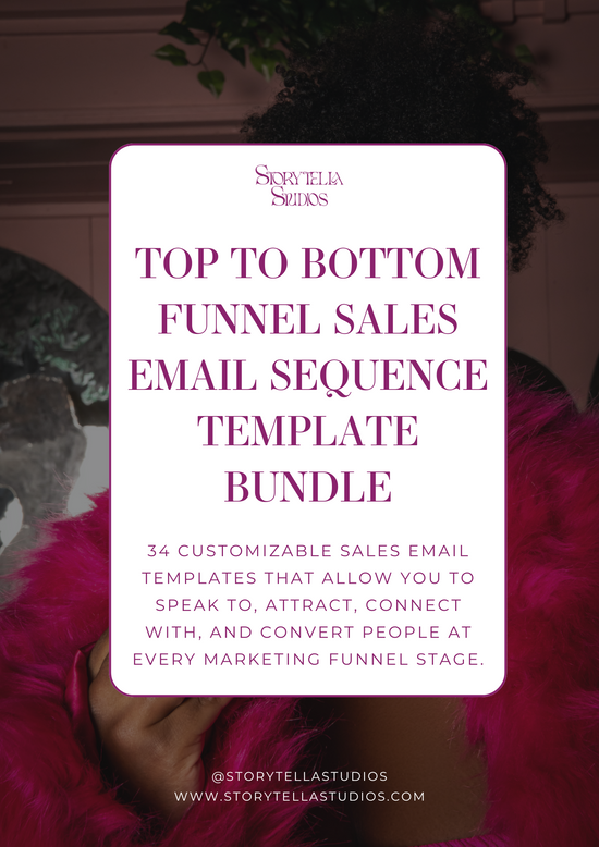 Top to Bottom Funnel Sales Email Sequence Template Bundle – Storytella ...