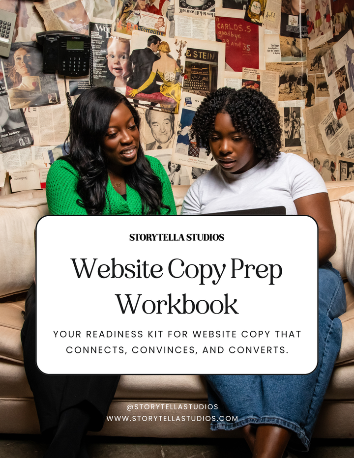 Website Copy Prep Workbook – Storytella Studios® Shop