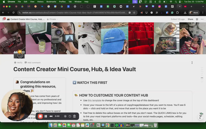 The Content Creator Mini Course, Hub, & Idea Vault – Storytella Studios ...